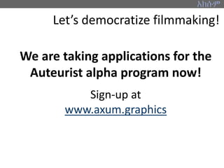 Cloud-based Render With Auteurist | PPT