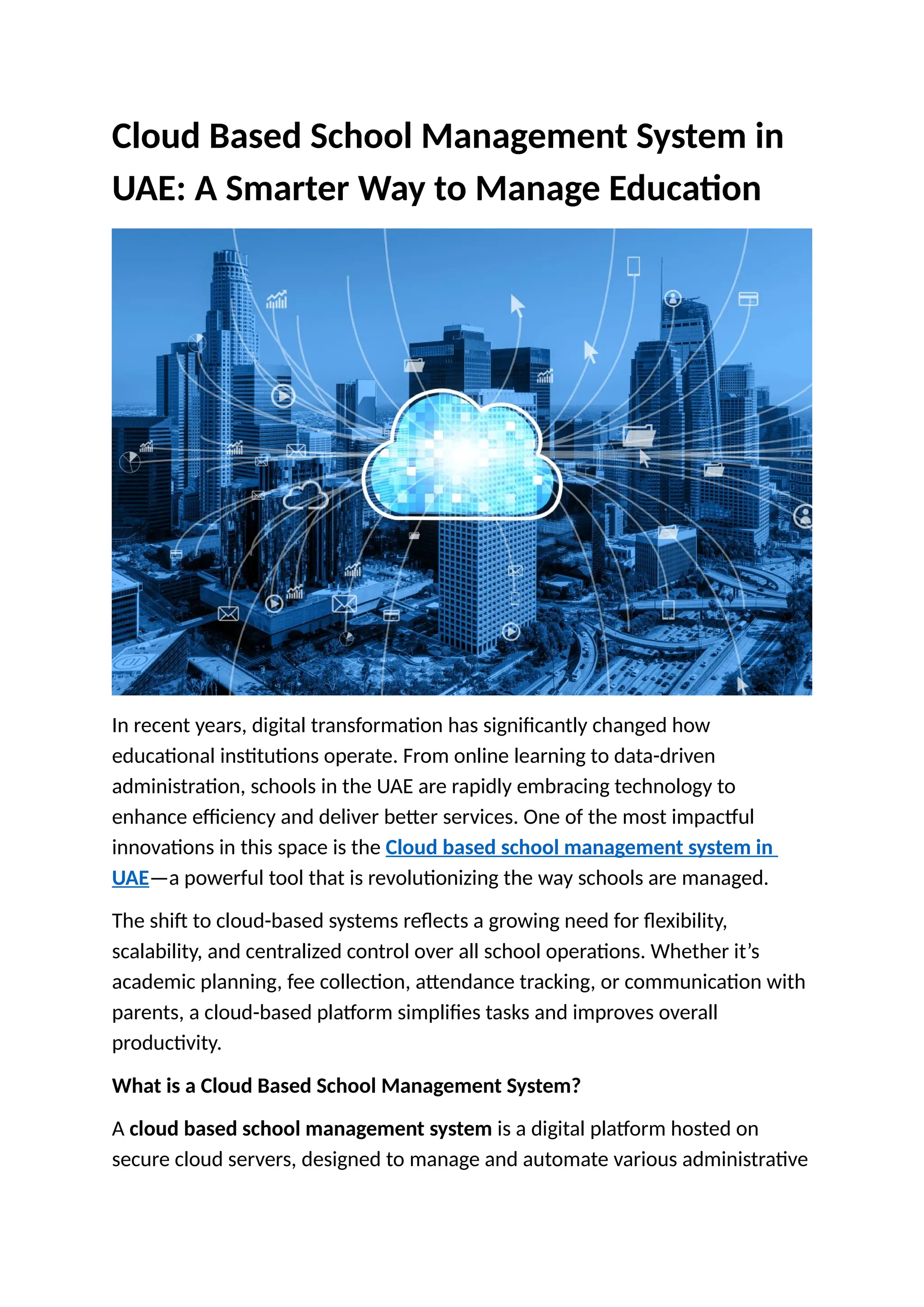 Cloud Based School Management System in UAE.docx