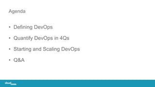 Starting and Scaling DevOps | PPTX