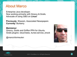 Continuous Delivery with Grails and CloudBees | PDF | Cloud Computing | Internet