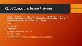 Cloud Budget Management and Optimization | PPTX | Cloud Computing | Internet