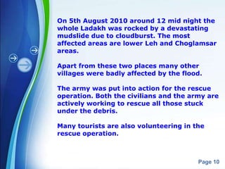 Natural Disaster - Cloud Burst | PPTX