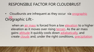 Cloudburst ppt | PPTX