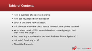 Cloud Business Phone Systems | PPT