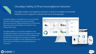 Cloudbyz Safety & Pharmacovigilance Solution Overview | PDF