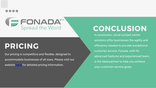 Cloud Call Center Solution Provider by Fonada.pptx