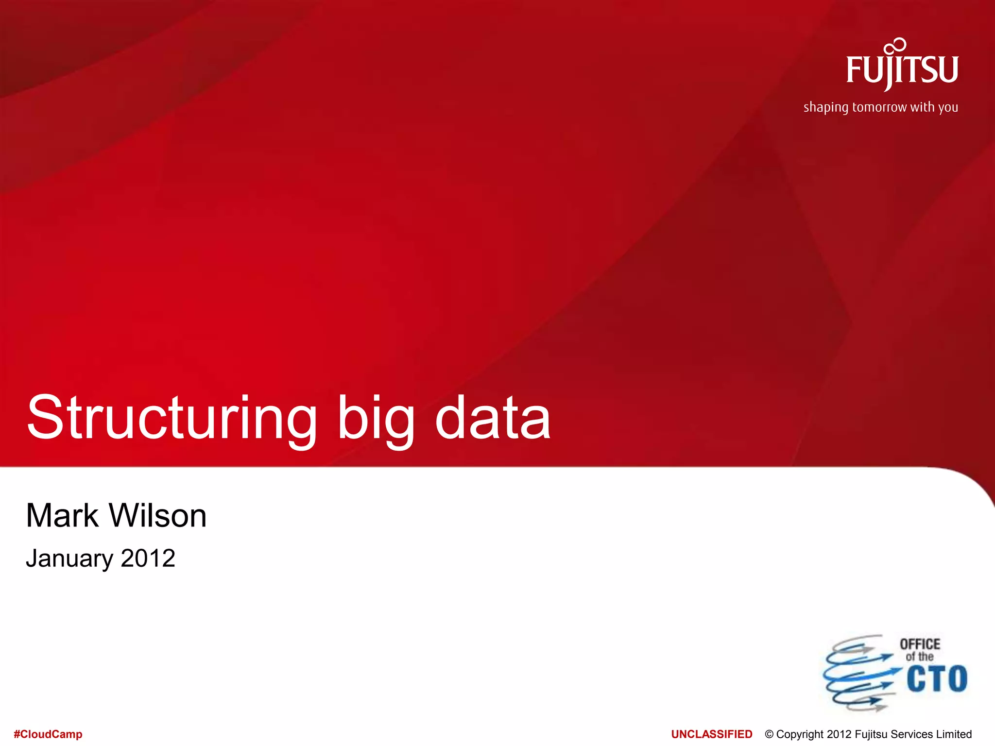 Structuring Big Data Pptx Databases Computer Software And Applications