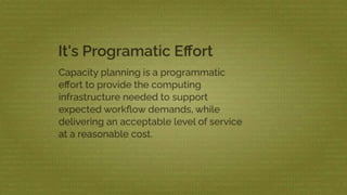 Cloud Capacity Planning, Cloud Computing Training | PPTX