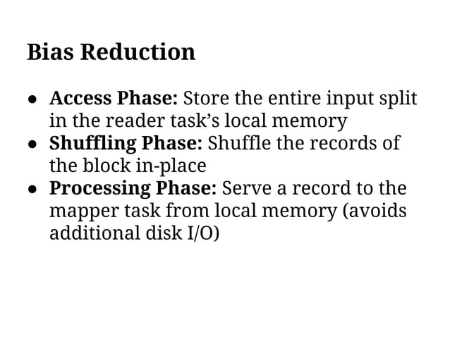 Block Sampling: Efficient Accurate Online Aggregation in MapReduce | PPT