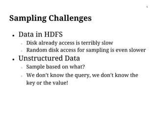 Block Sampling: Efficient Accurate Online Aggregation in MapReduce | PPT