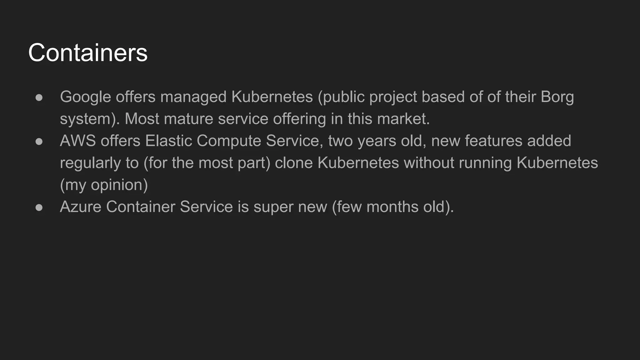 Cloud comparison - AWS vs Azure vs Google | PDF