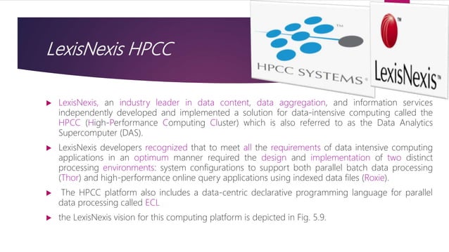 Data-Intensive Technologies for Cloud Computing | PPTX