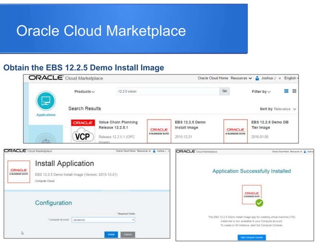 Oracle Cloud Compute Ebs 12 2 5 Vision Demo Technical Discussion Ppt