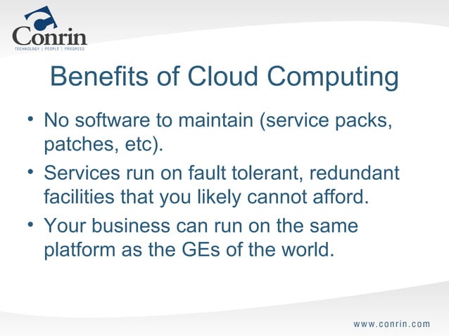 Improving Efficiency With Cloud Computing Ppt