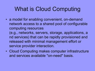 Cloud computing | PPTX