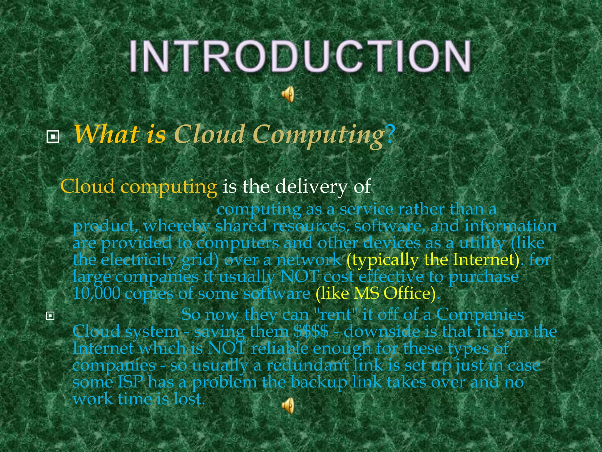 Cloud computing | PPT