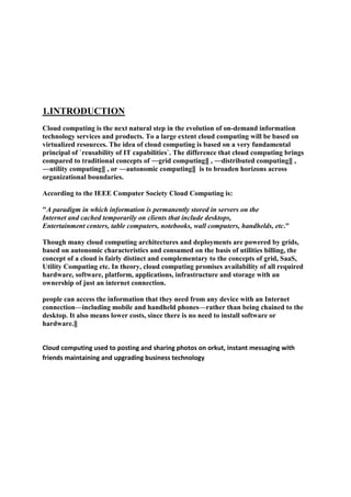 Cloud computing | DOCX