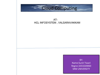 Cloud computing | PPT