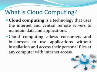 Cloud computing | PPTX