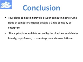 Cloud Computing | PPTX | Cloud Computing | Internet