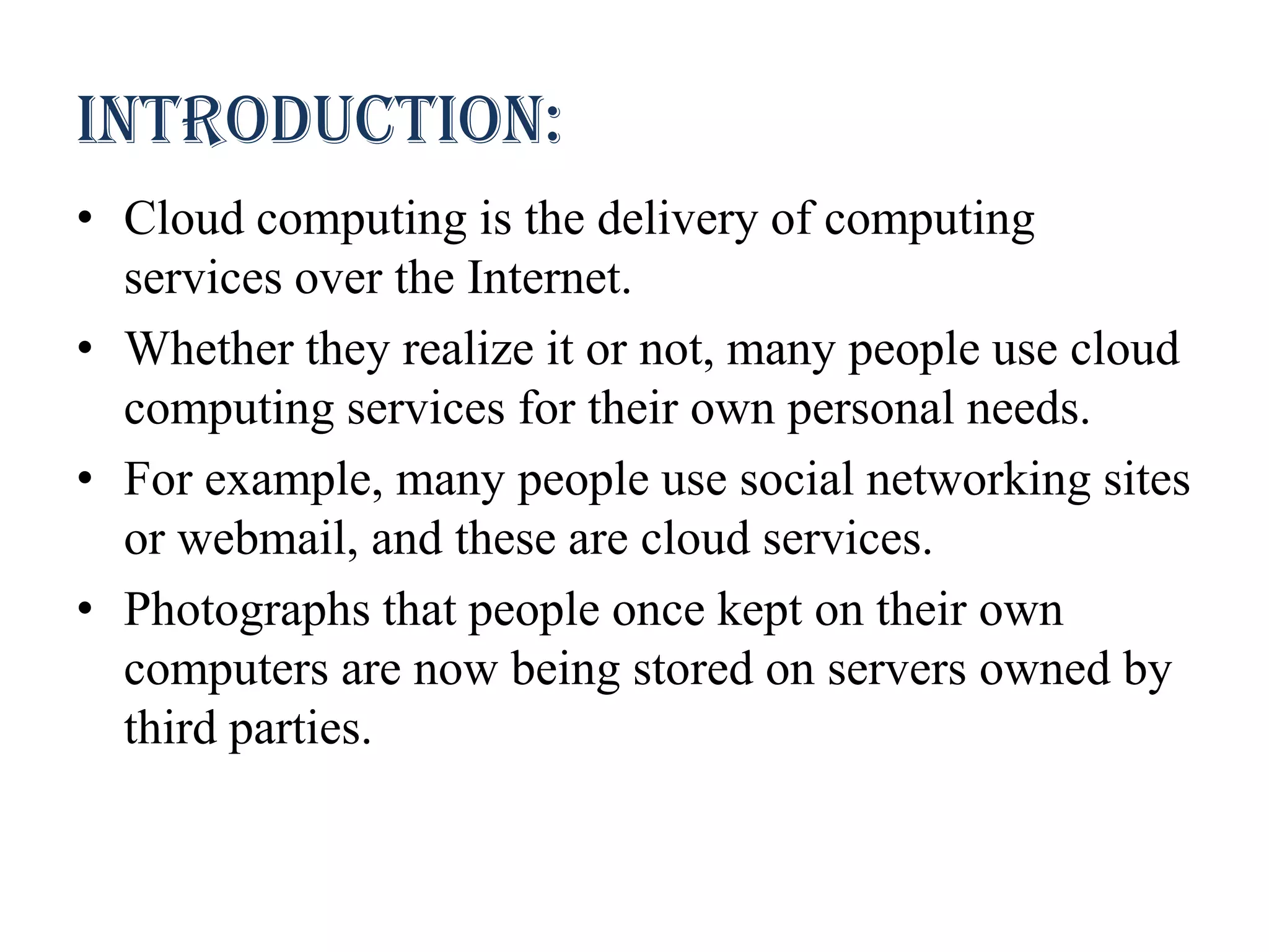 Cloud computing | PPT