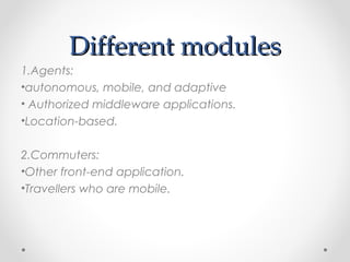 Cloud computing for agent based urban transportation system | PPT