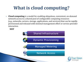 Cloud Computing - True Vision Technologies | PPT
