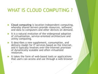 Cloud computing | PPT