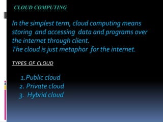 Cloud computing | PPT