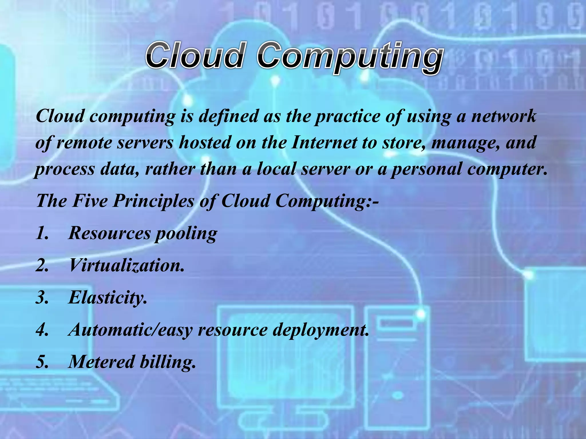 Cloud computing | PPTX | Cloud Computing | Internet