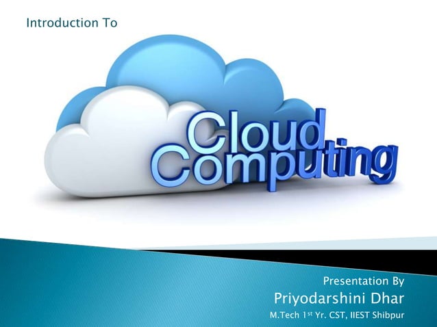 Introduction to Cloud computing | PPSX