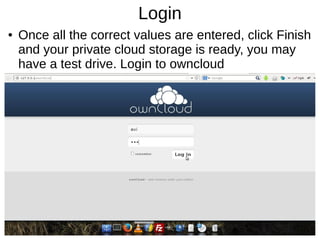 Creation of Own Cloud | ODP