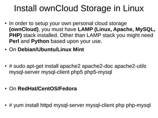 Creation of Own Cloud | ODP | Cloud Computing | Internet