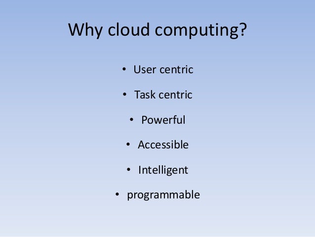 Cloud computing