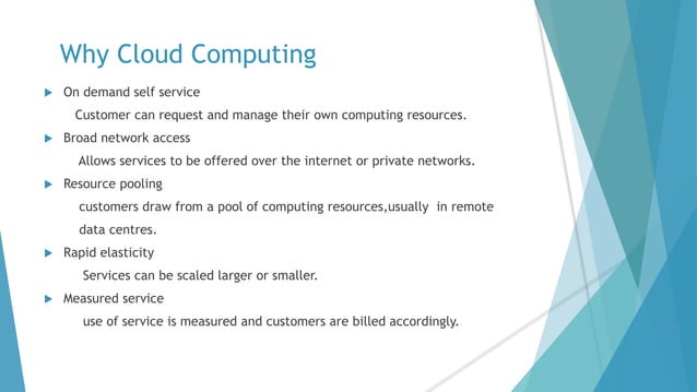 Basic Overview Of Cloud Computing | PPT