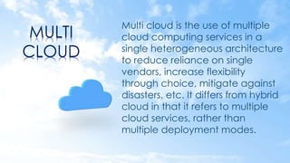 PRESENTATION ON CLOUD COMPUTING | PPTX