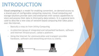 PRESENTATION ON CLOUD COMPUTING | PPT