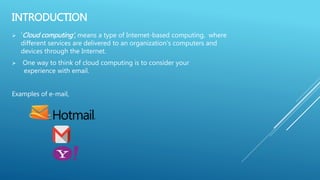 Cloud computing | PPTX | Cloud Computing | Internet