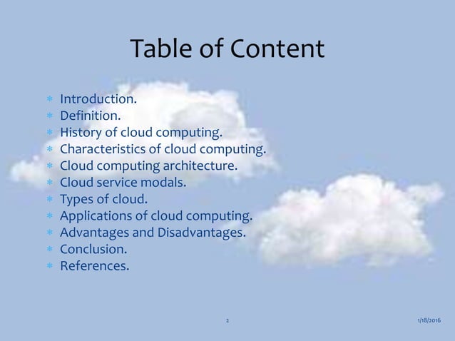 Cloud computing | PPTX