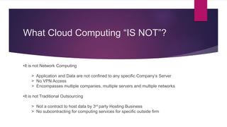 Cloud Computing - Overview | PPT