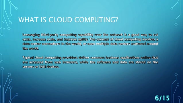 Cloud computing | PPTX