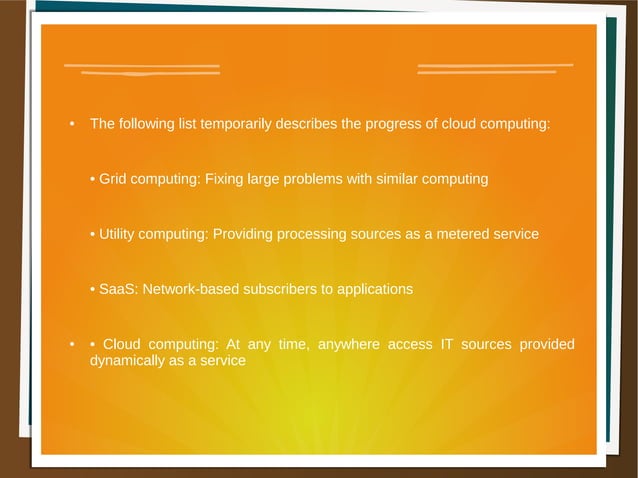 Cloud computing Evolution | ODP