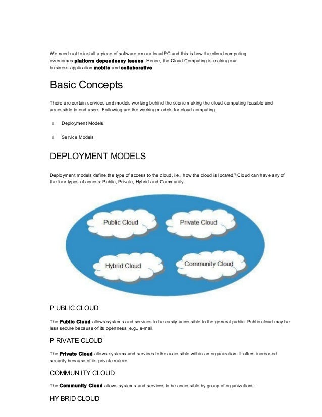 Cloud Computing Notes