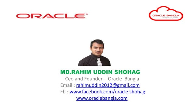 Cloud computing- Oracle Bangla | PPT