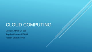 Cloud computing | PPT