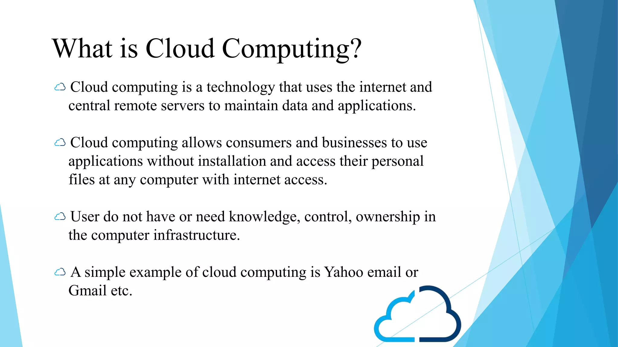 Cloud computing | PPTX | Cloud Computing | Internet