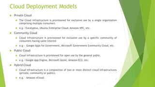 Cloud computing | PPTX | Operating Systems | Computer Software and Applications