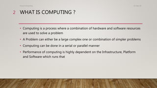 Cloud Computing - Basics | PPTX