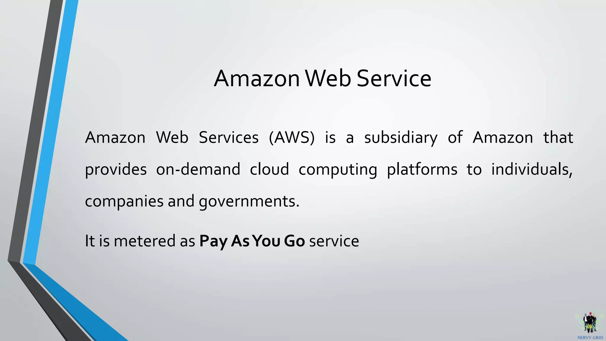 Cloud computing - AWS | PPT