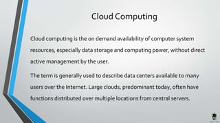 Cloud computing - AWS | PPT